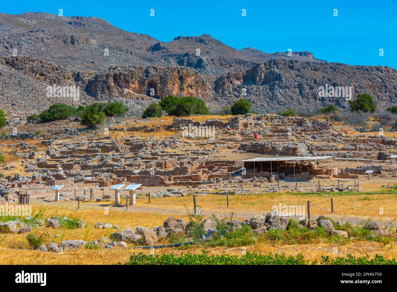 Minoan Palace of Zakros at Crete, Greece Stock Photo - Alamy