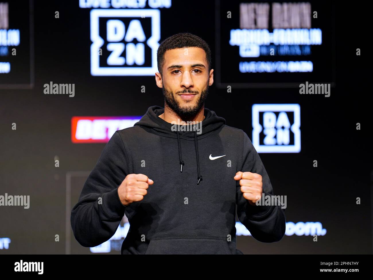 Galal Yafai during a press conference at Nobu Hotel London Portman ...
