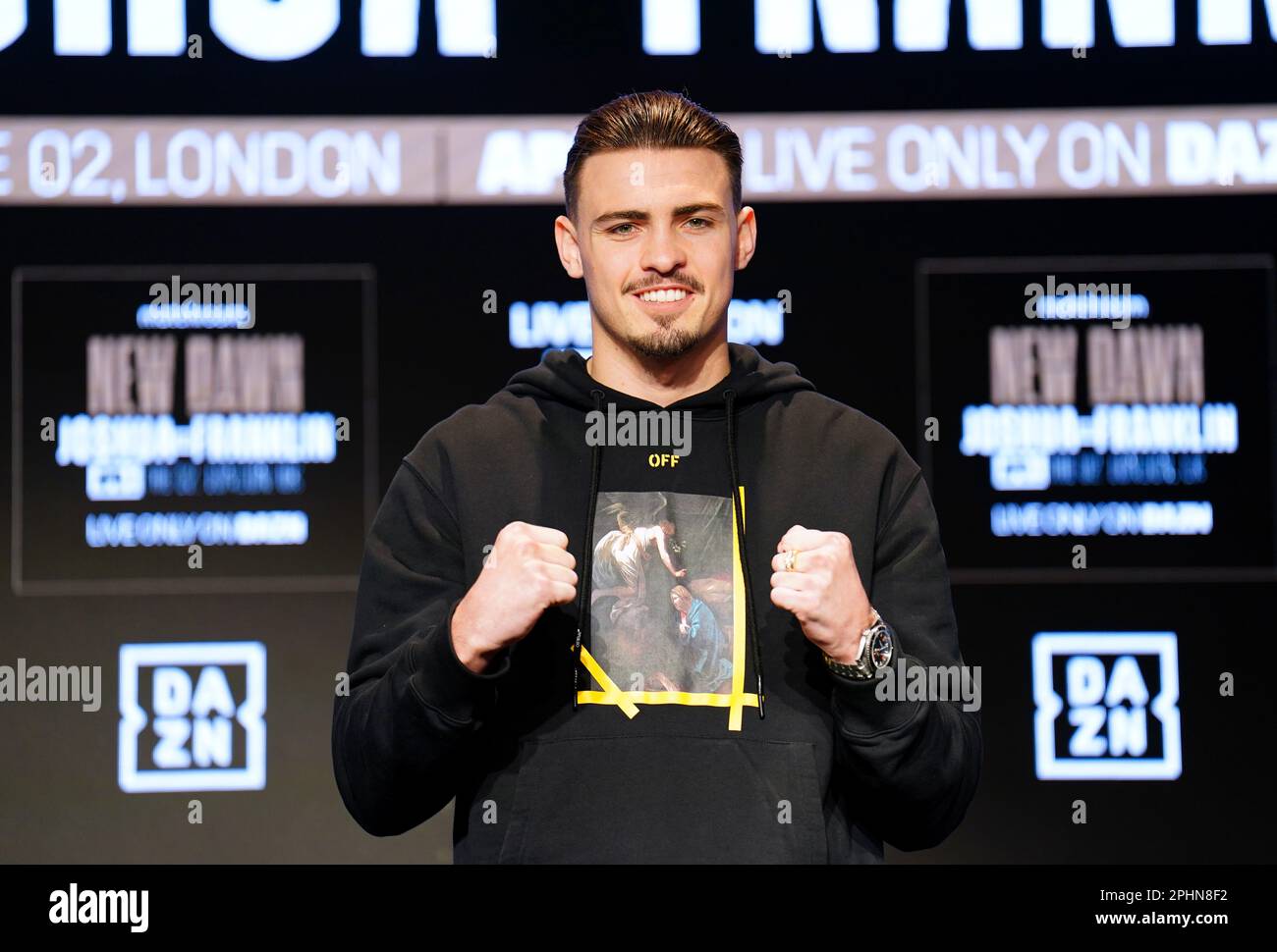 John Hedges during a press conference at Nobu Hotel London Portman ...
