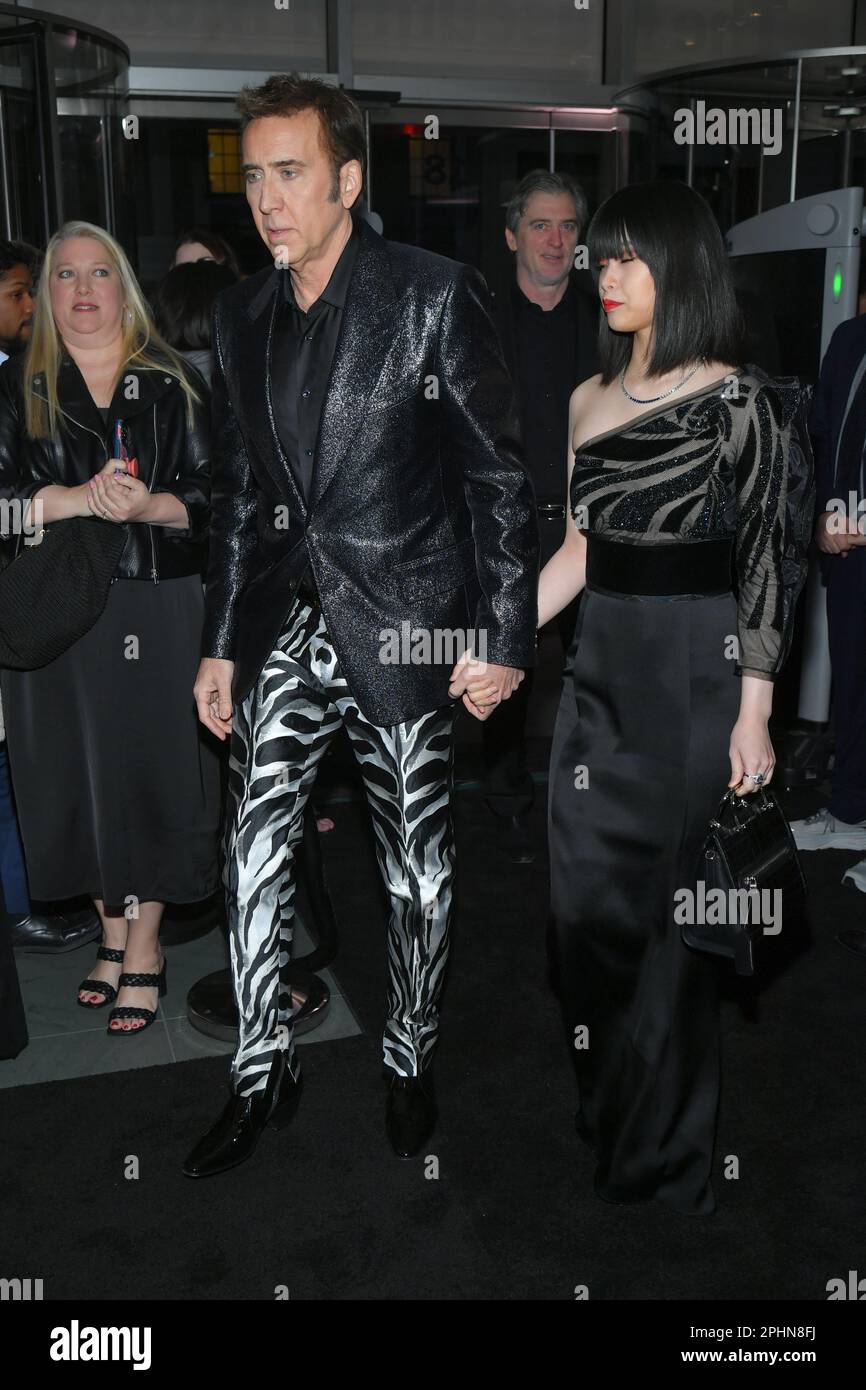 Nicolas Cage and Riko Shibata Stock Photo - Alamy