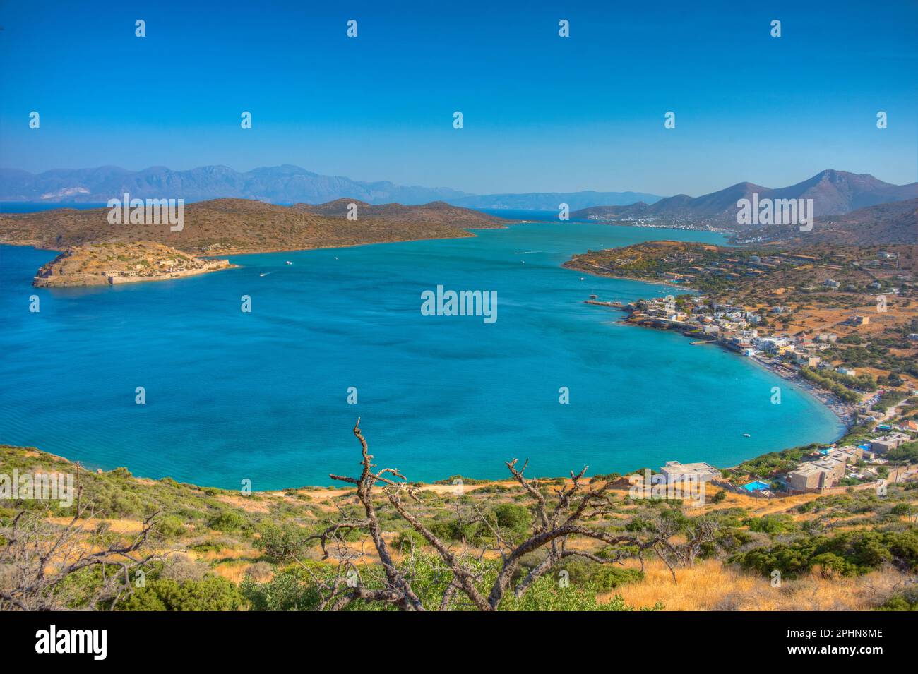 Crete plaka island spinalonga hi-res stock photography and images - Alamy