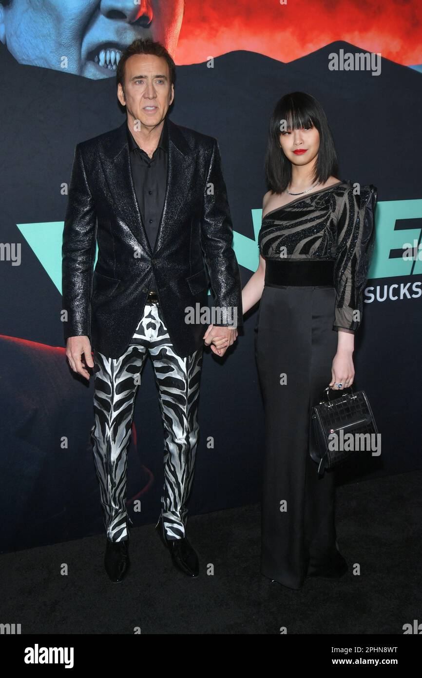 Nicolas Cage and Riko Shibata Stock Photo - Alamy