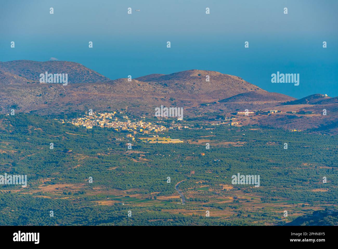 Cretan hilltop village hi-res stock photography and images - Alamy