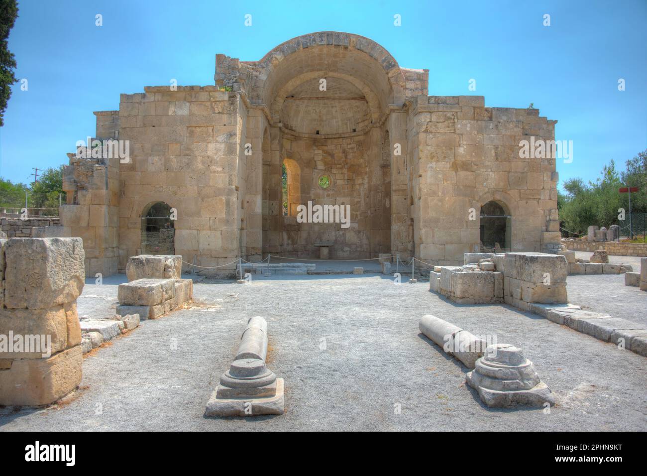 Church of Saint Titus at Archaeological Site of Gortyna at Crete ...