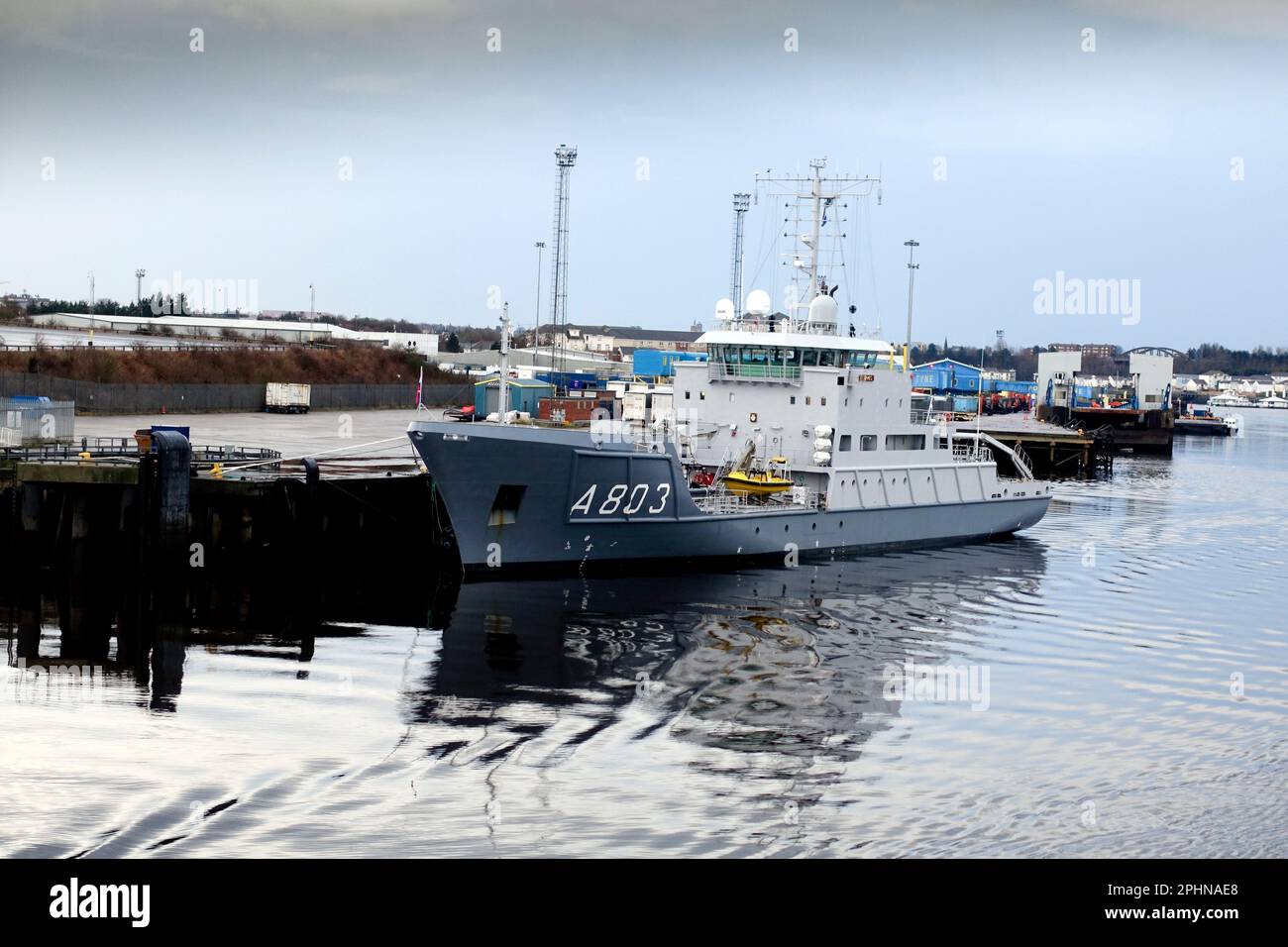 HMLS Luymes, Port of Tyne, Newcastle, England, UK Stock Photo - Alamy