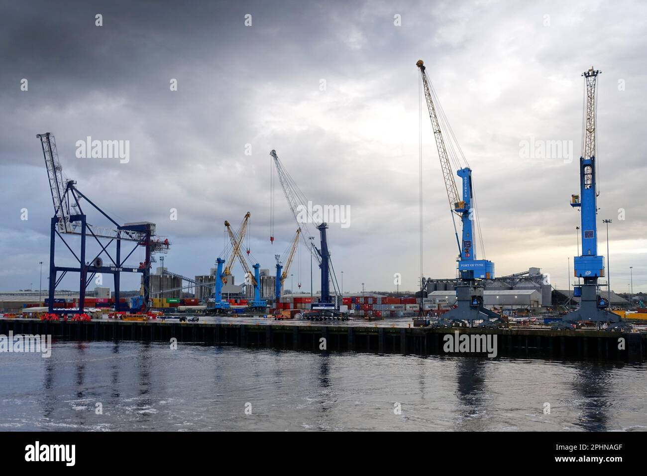 Port of Tyne, Newcastle, England, UK Stock Photo - Alamy