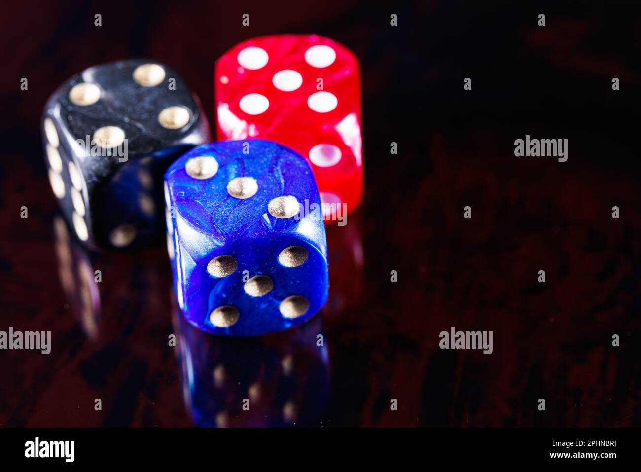 Dice for board game and role-playing game Stock Photo - Alamy