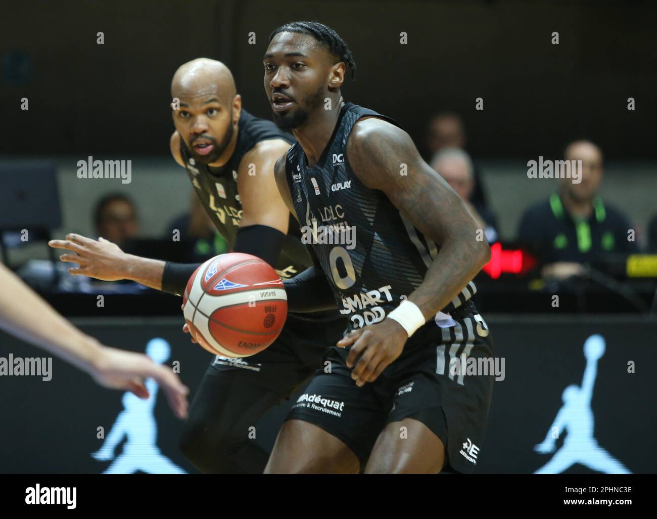 Jonah MATHEWS and Alex TYUS of LDLC ASVEL during the French cup, Top 8 ...