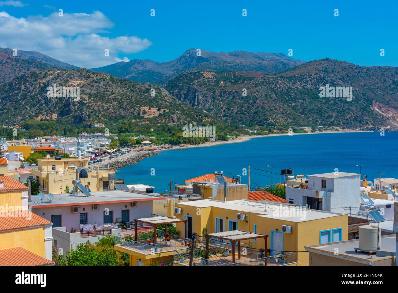 Greece crete paleochora town church hi-res stock photography and images ...