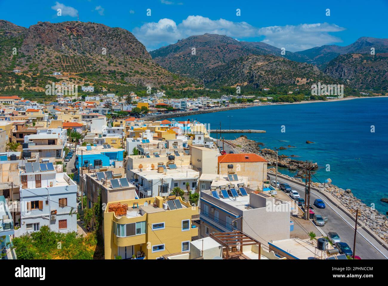 Greece crete paleochora town church hi-res stock photography and images ...
