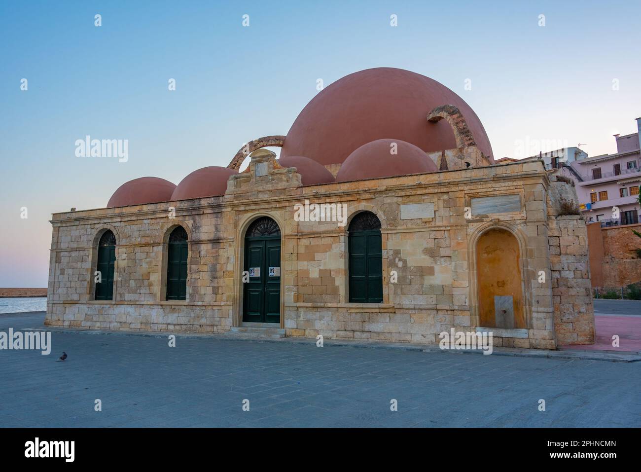 Sunrise view of the Mosque of the Janissaries represents a Landmark of ...