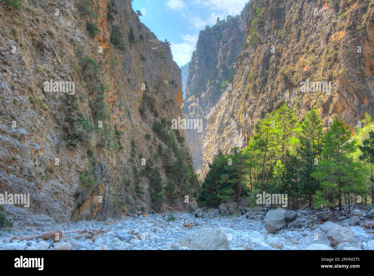 Samaria gorge at Greek island Crete Stock Photo - Alamy