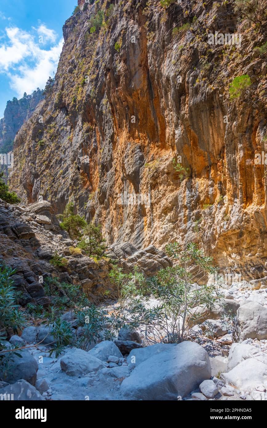 Samaria gorge at Greek island Crete Stock Photo - Alamy