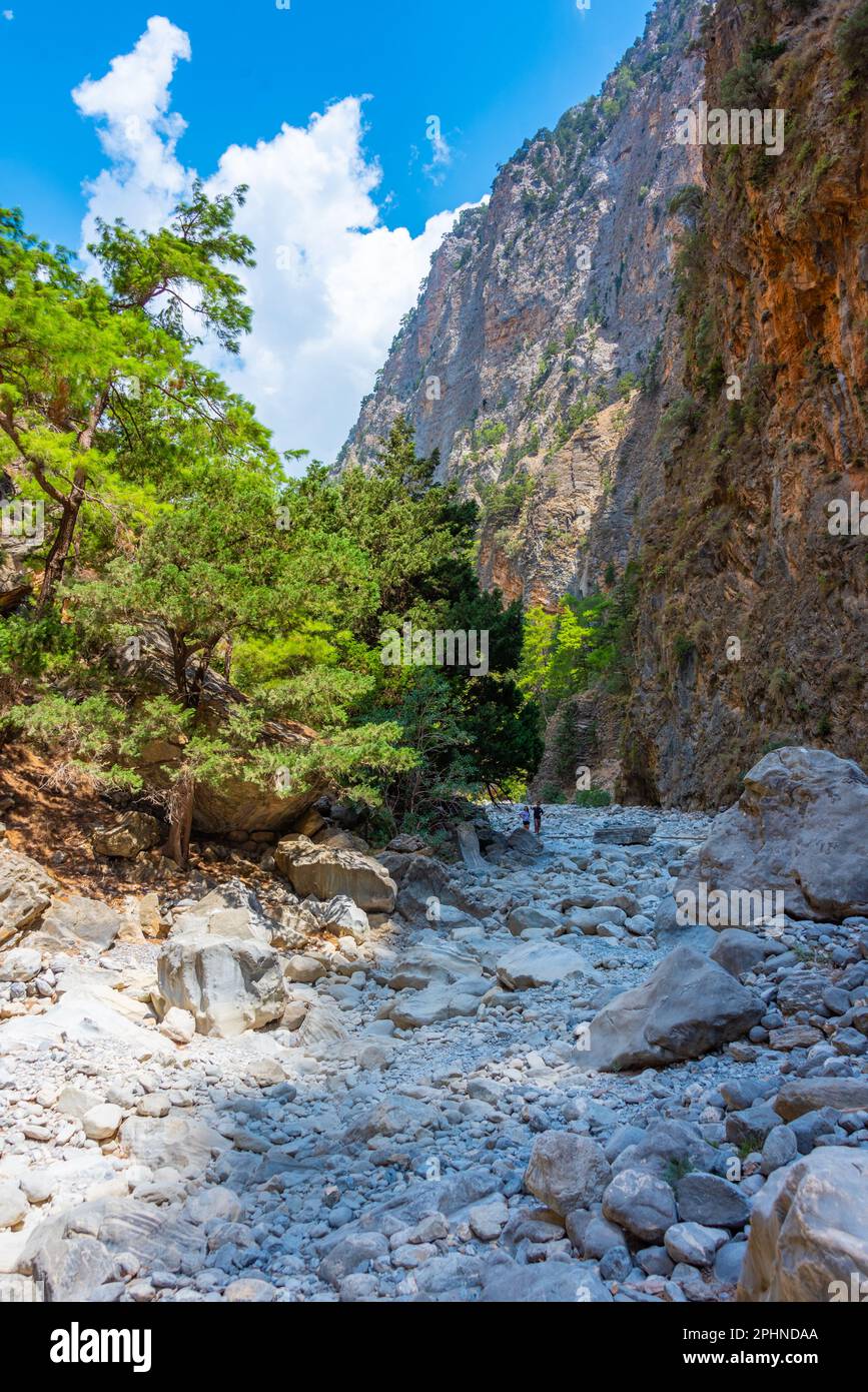 Samaria gorge at Greek island Crete Stock Photo - Alamy