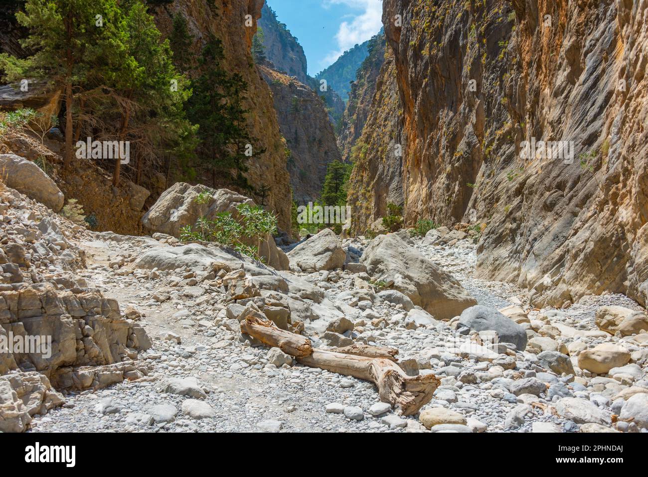 Samaria gorge at Greek island Crete Stock Photo - Alamy