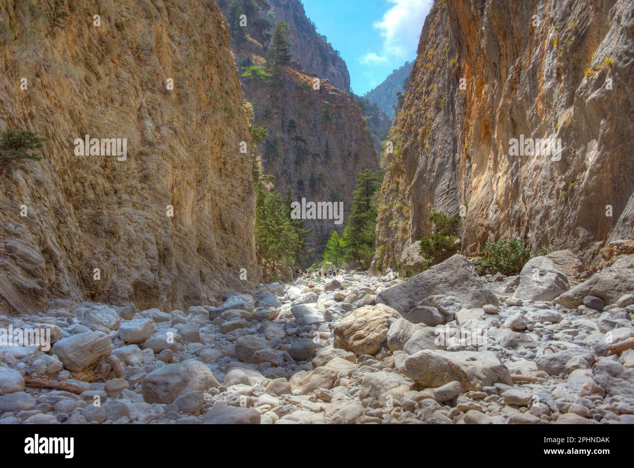 Samaria gorge at Greek island Crete Stock Photo - Alamy