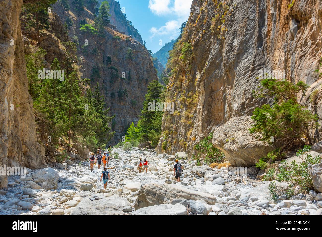 Samaria gorge at Greek island Crete Stock Photo - Alamy