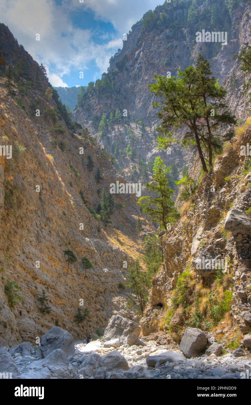 Samaria gorge at Greek island Crete Stock Photo - Alamy