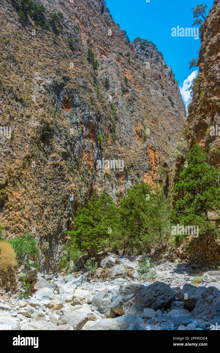 Samaria gorge at Greek island Crete Stock Photo - Alamy