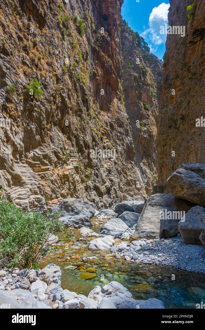 Samaria gorge at Greek island Crete Stock Photo - Alamy