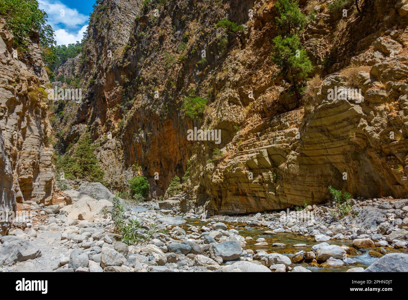 Samaria gorge at Greek island Crete Stock Photo - Alamy