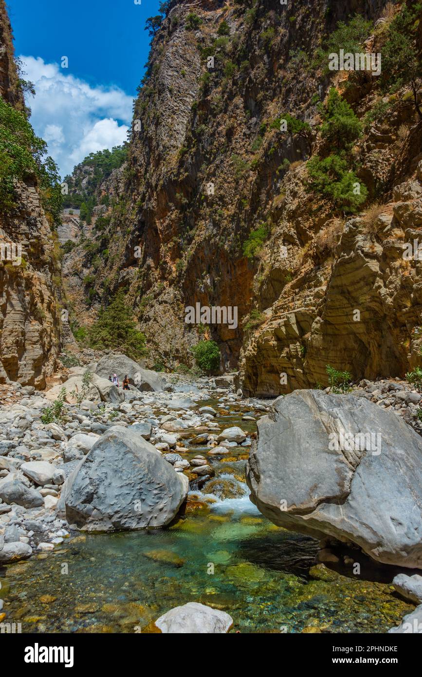 Samaria gorge at Greek island Crete Stock Photo - Alamy