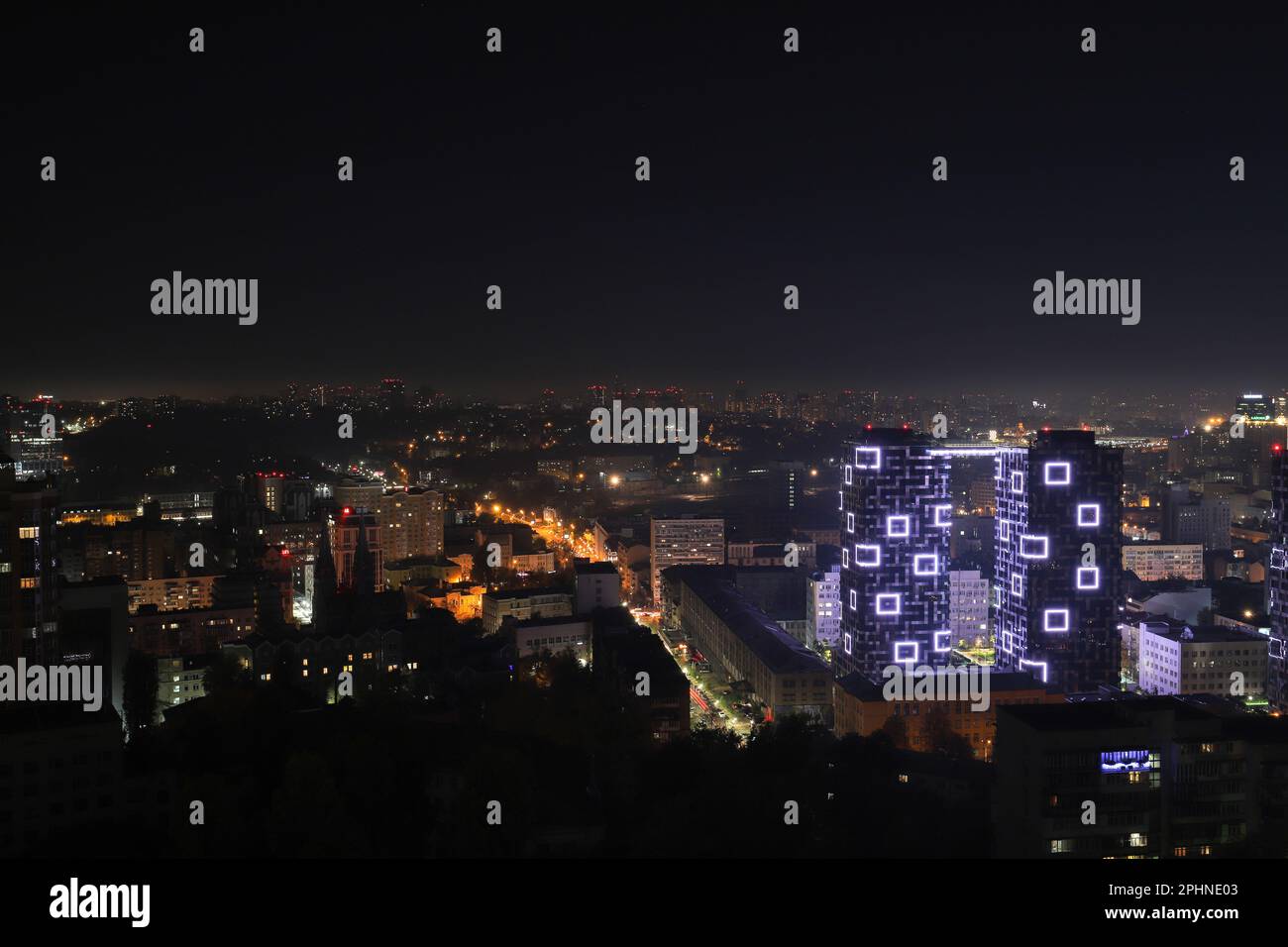 Tetris Building Lights Tetris Building Lights