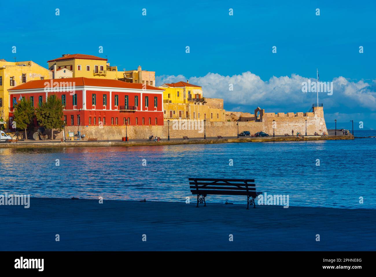 Maritime museum of Crete at Greek town Chania, Greece Stock Photo - Alamy