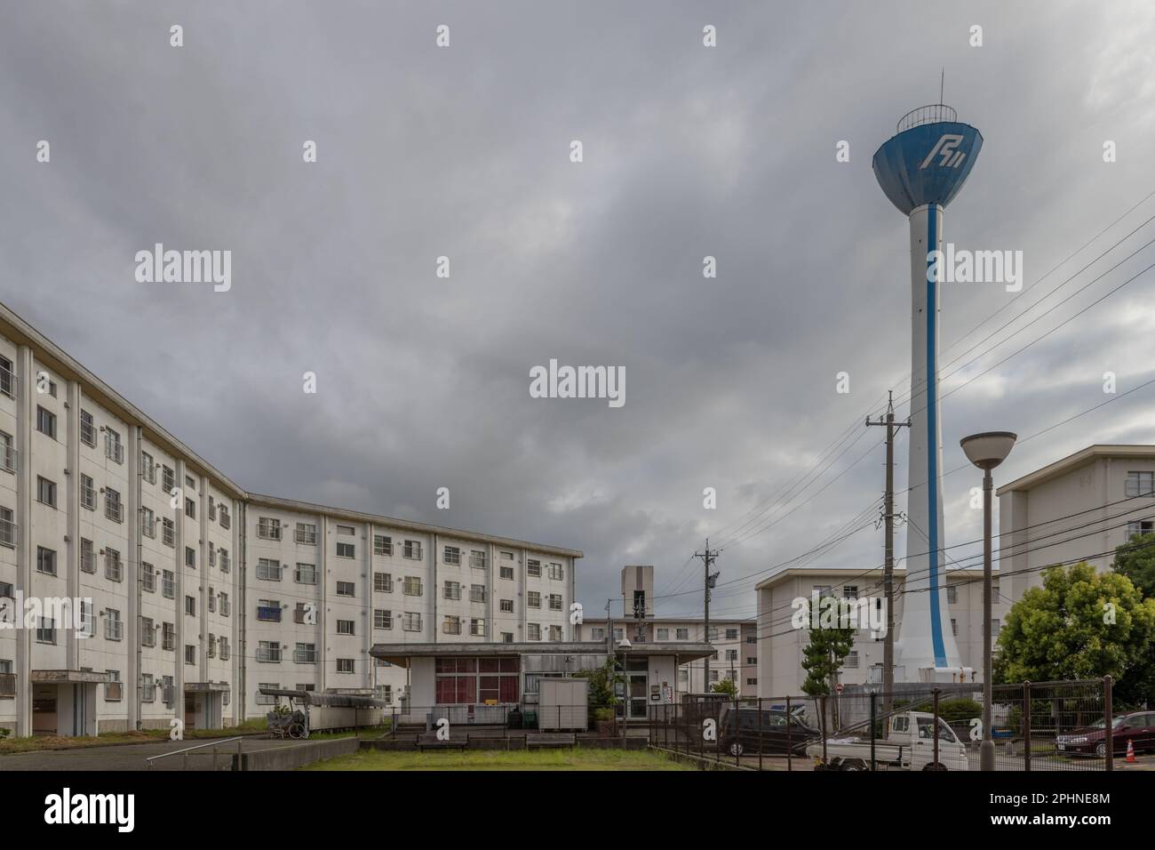 View of large apartment block, Kanazawa, Japan Stock Photo - Alamy