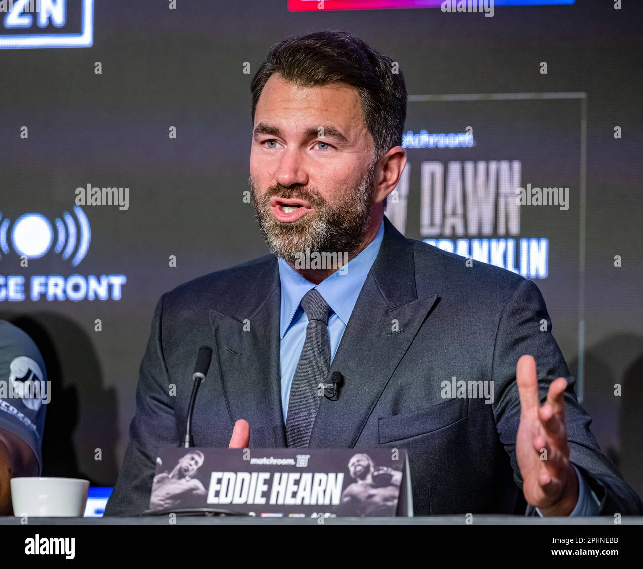 Eddie hearn punch bag hi-res stock photography and images - Alamy