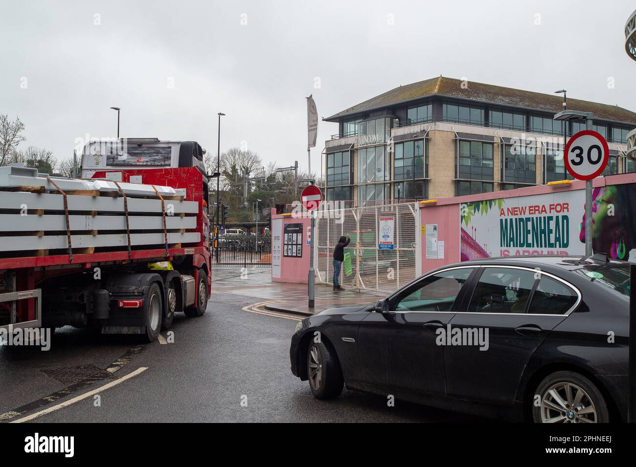 Maidenhead, Berkshire, UK. 29th March, 2023. Parts of Maidenhead town ...