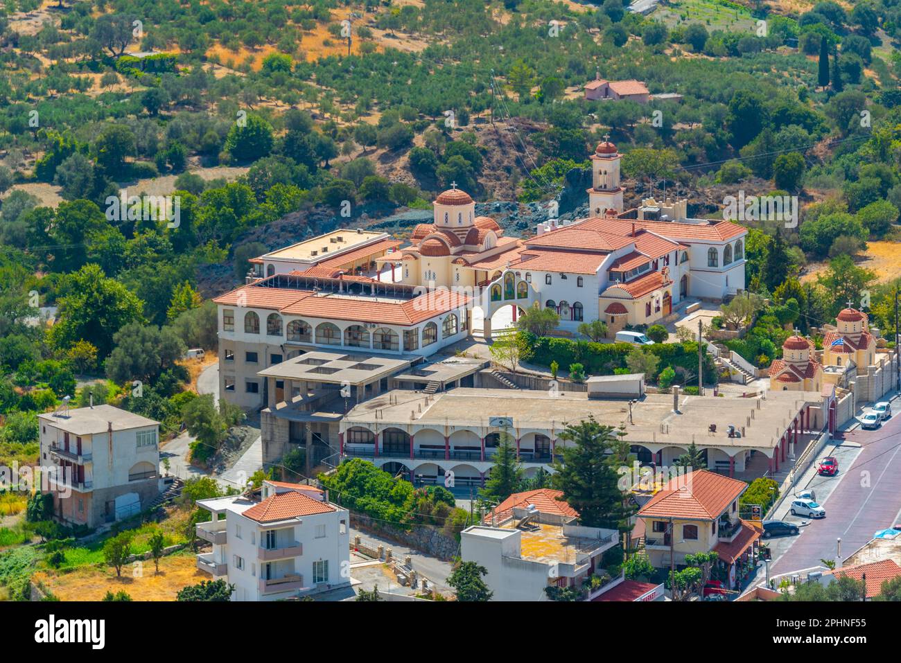 Holy Monastery of Saints Rafael, Nicholas and Irene at Spili, Crete ...