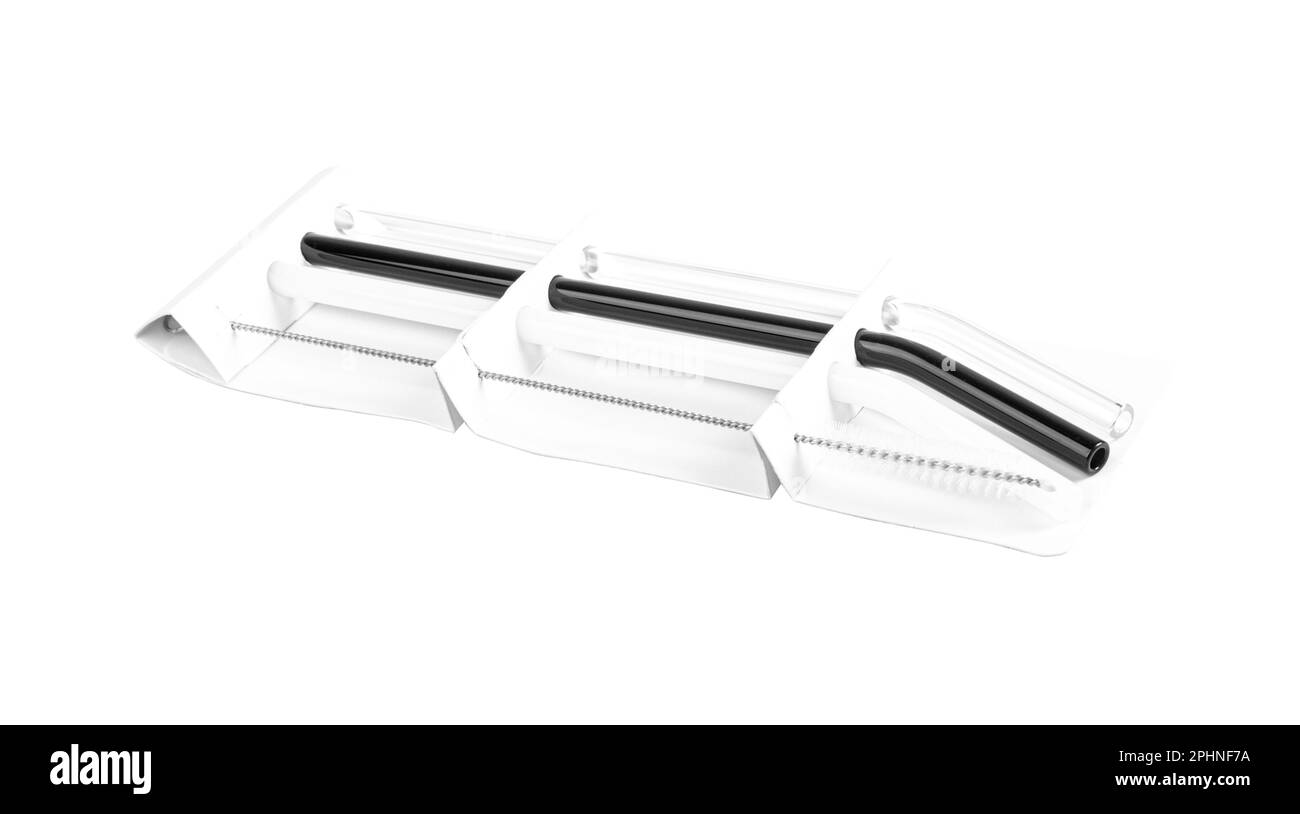 Glass drinking tube Black and White Stock Photos & Images - Alamy