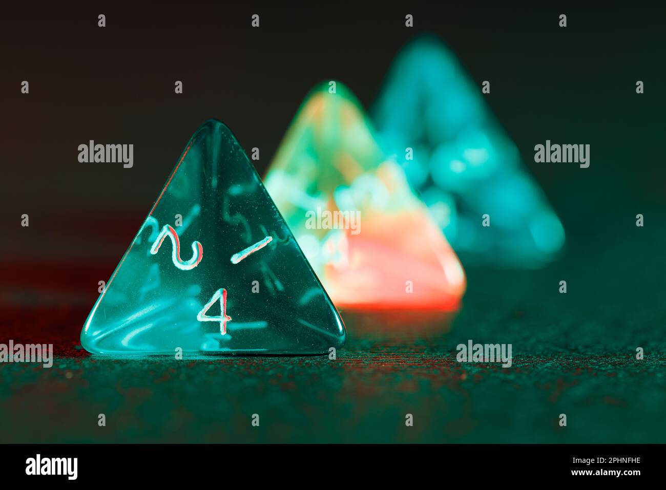 Dice for board game and role-playing game Stock Photo - Alamy