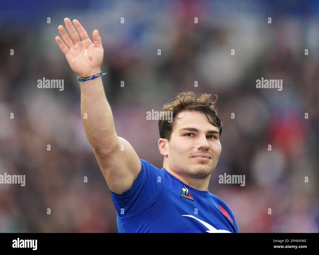 File photo dated 18-03-2023 of France's Antoine Dupont. France scrum-half Antoine Dupont has ...