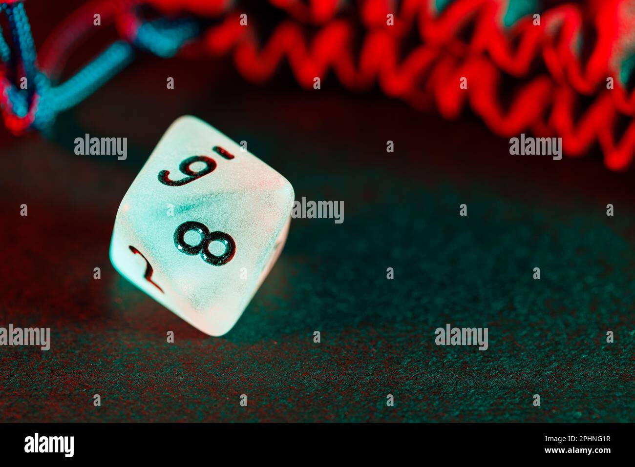 Dice for board game and role-playing game Stock Photo - Alamy
