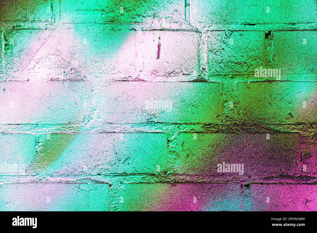 A fragment of colorful graffiti painted on a wall. Abstract urban ...