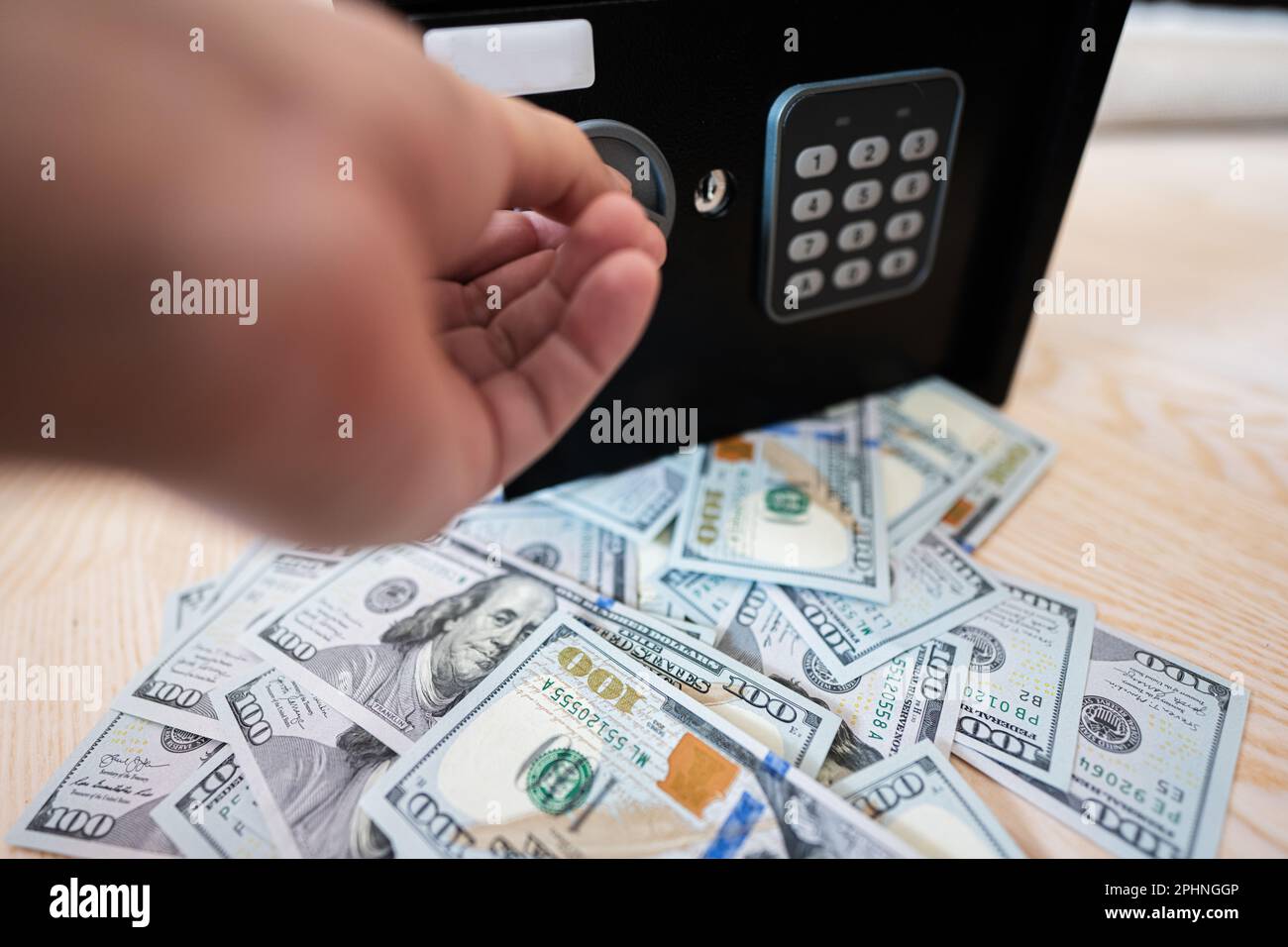 Dollar safe key keys hi-res stock photography and images - Alamy