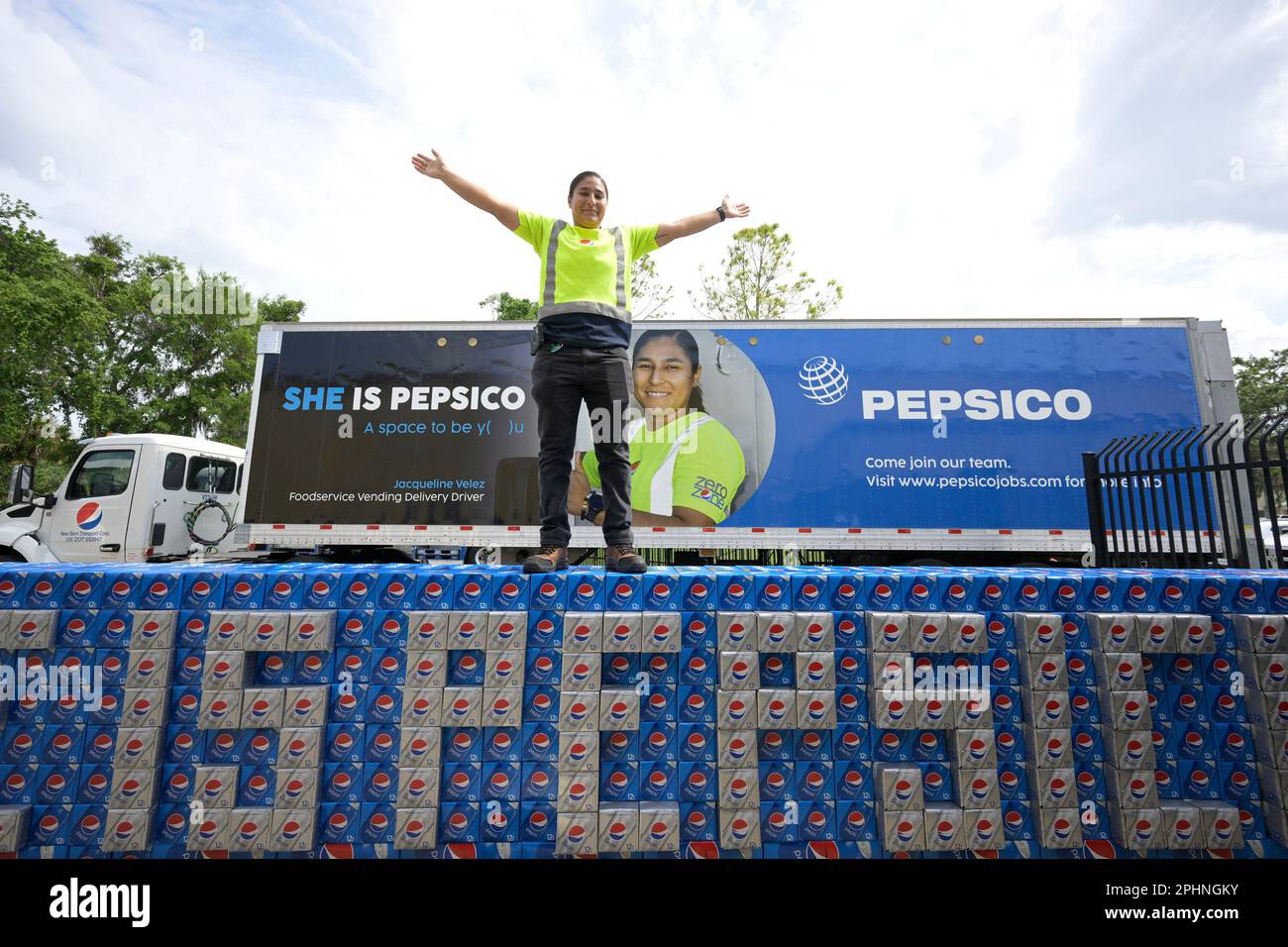 IMAGE DISTRIBUTED FOR PEPSICO - Delivery Driver Jacqueline Velez ...