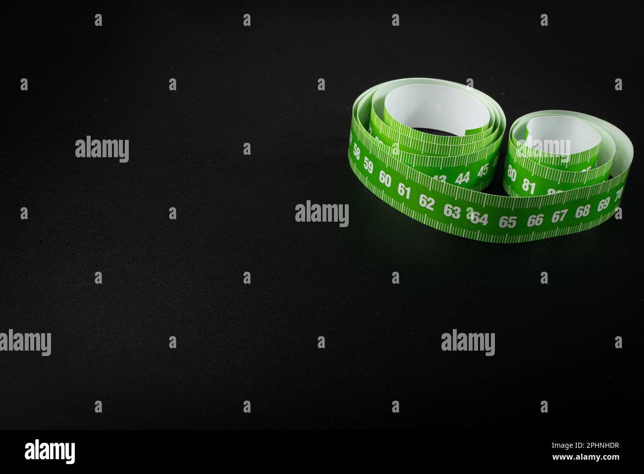 Measuring Tape Isolated, Measure Tapes, Sewing Metric Tape on Black ...