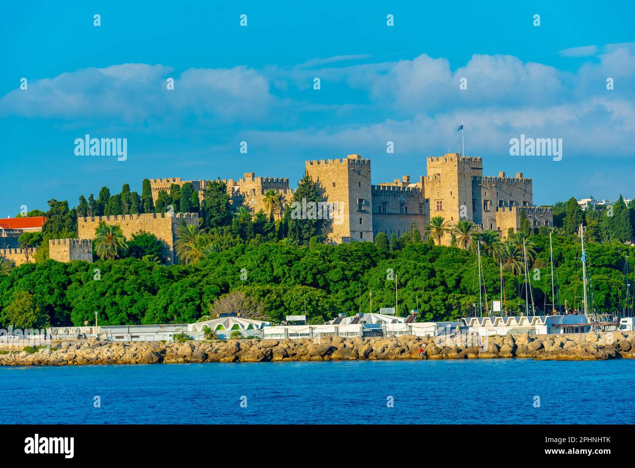 Palace of the Grand Master of the Knights of Rhodes, Greece Stock Photo ...