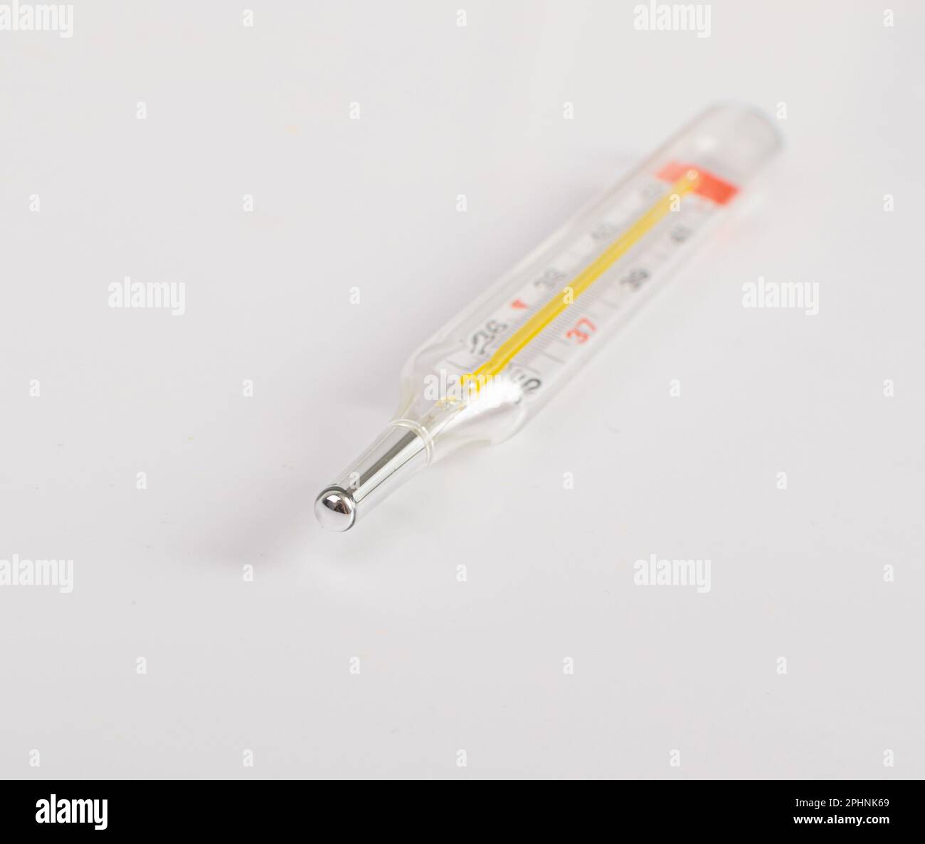 Medical Thermometer Isolated, Temperature Measuring, Fever, Glass ...
