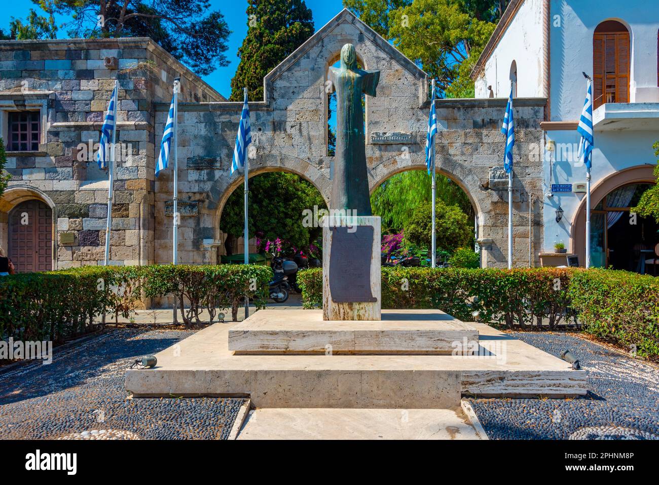 Agios Nikolas gate at Kos island in greece Stock Photo - Alamy