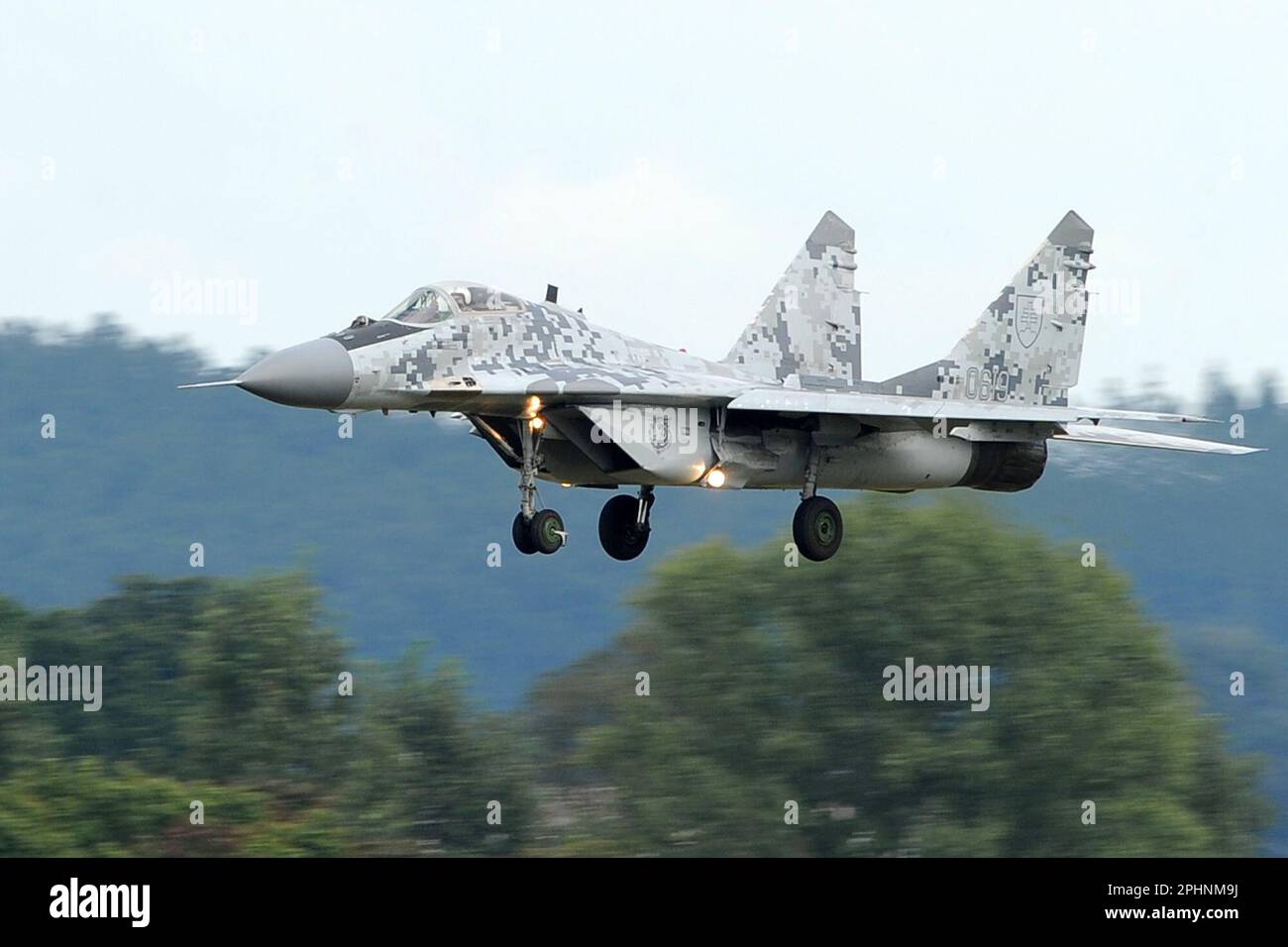 Sliac, Slovakia. 4th Sep, 2010. Illustration photo of MiG-29 fighter ...