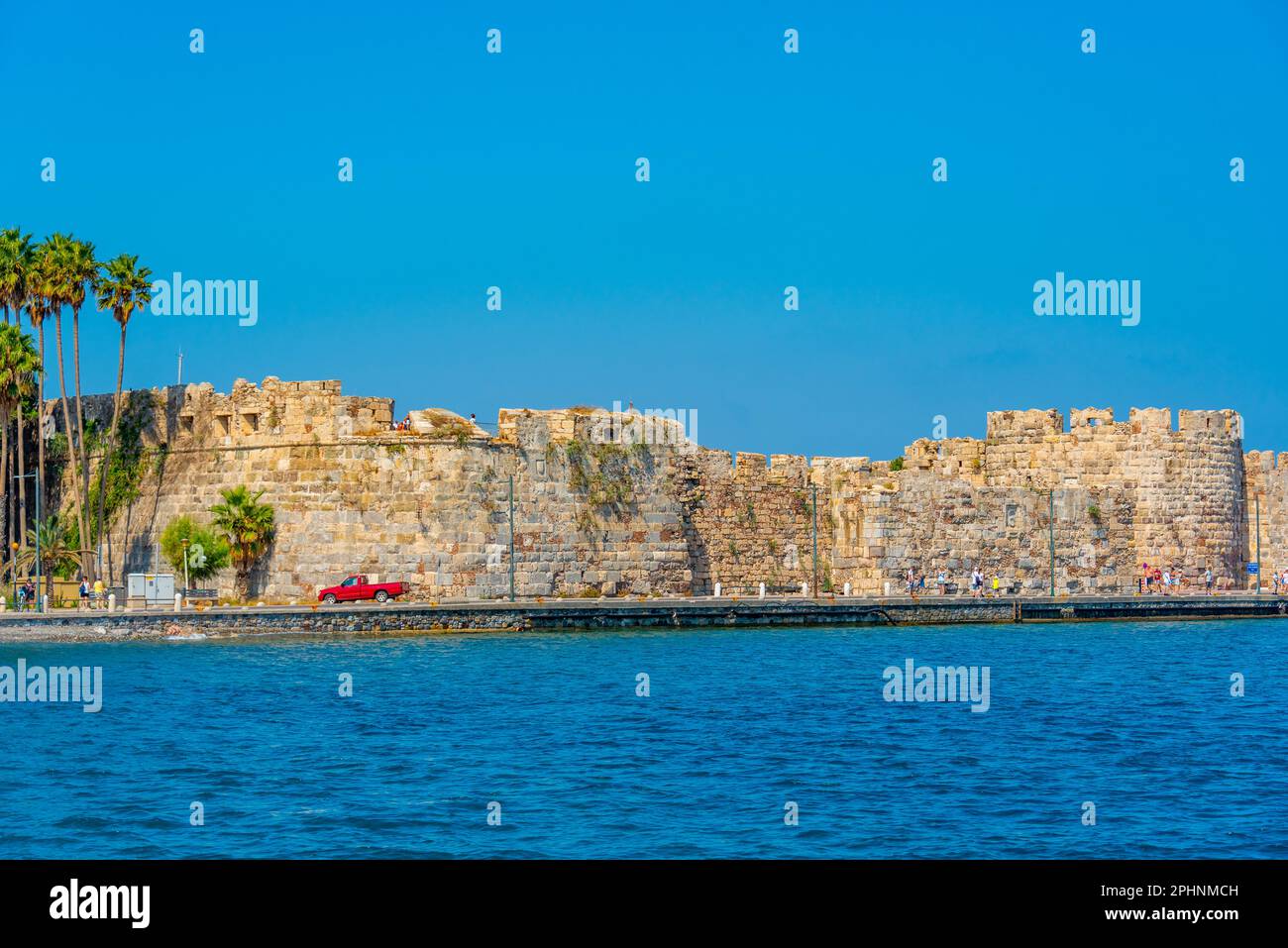 Neratzia Castle at Kos island in Greece Stock Photo - Alamy