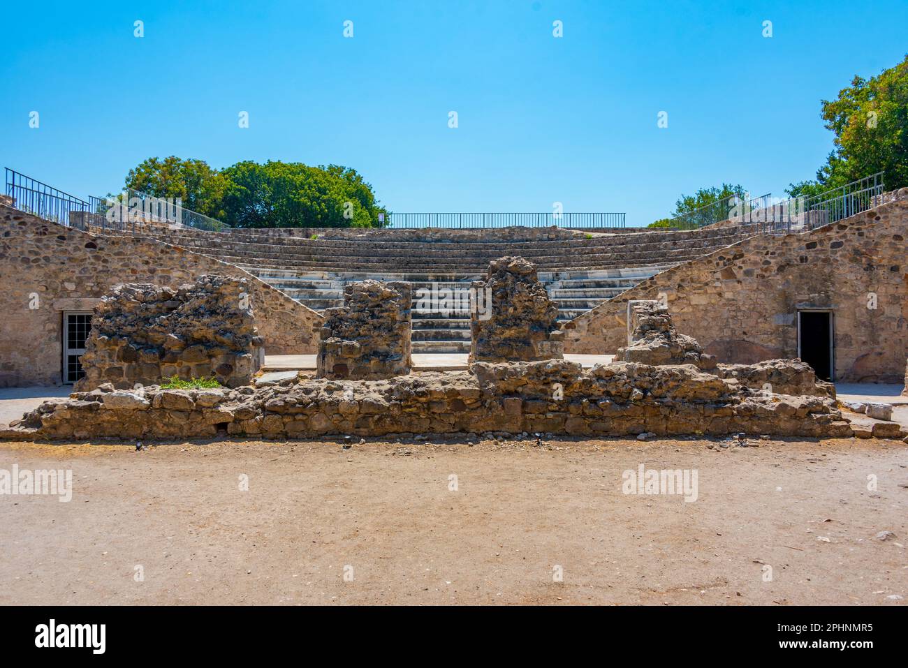 Roman Odeon of Kos in Greece Stock Photo - Alamy