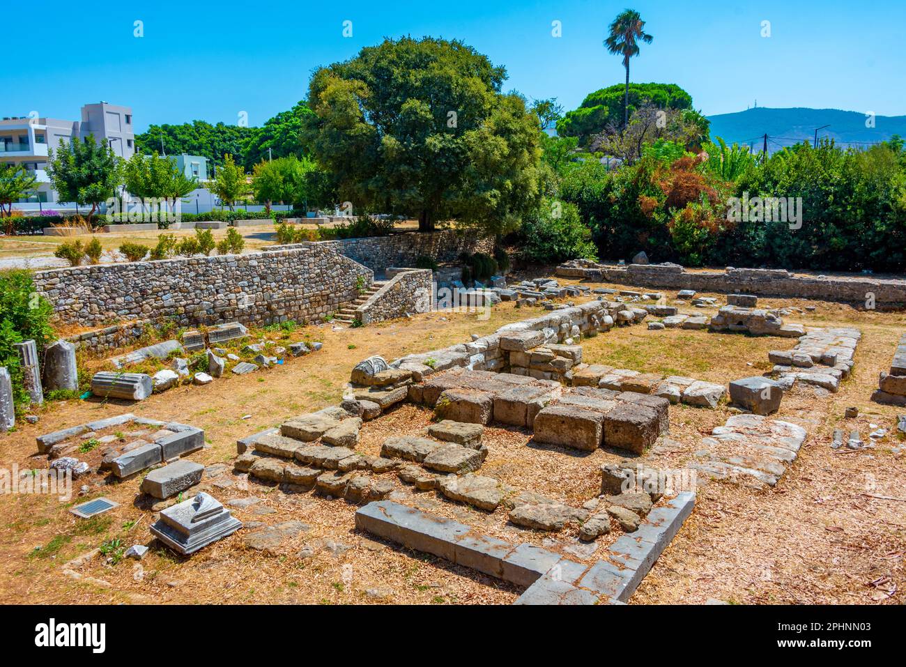 Altar of Dionysus at Greek island Kos Stock Photo - Alamy