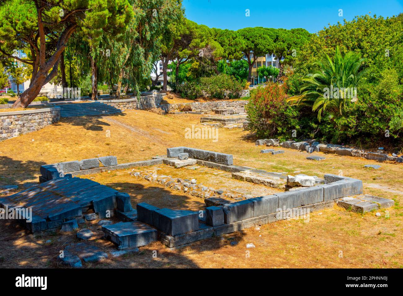 Altar of Dionysus at Greek island Kos Stock Photo - Alamy