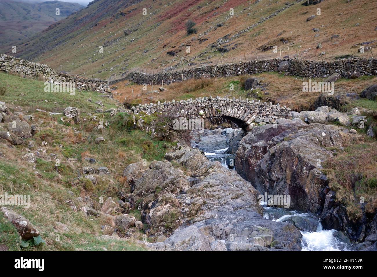 Stockley Packhorse Bridge on Route to Scafell Pike via Esk Hause from ...
