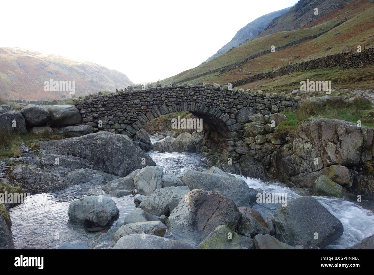 Stockley Packhorse Bridge on Route to Scafell Pike via Esk Hause from ...